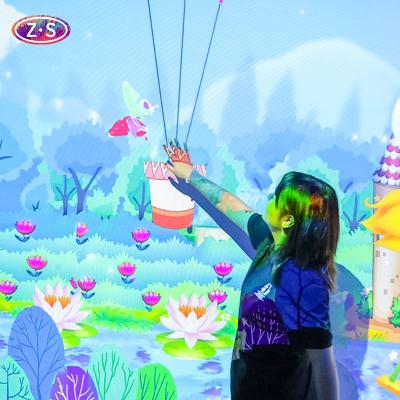 China 3D Magic Interactive Painting Wall AR Interactive Games 3800lm Laser Light Source for sale