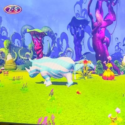 China 3800LM Interactive Painting Wall Multiplayer AR Interactive Games Projection for sale