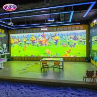 China Interactive Wall Games Drawing Alive 6 Channel Multi Projector Fusion System for sale