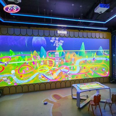 China Magic AR Painting 3D Interactive Games Multi Channel Fusion Touch Table for sale