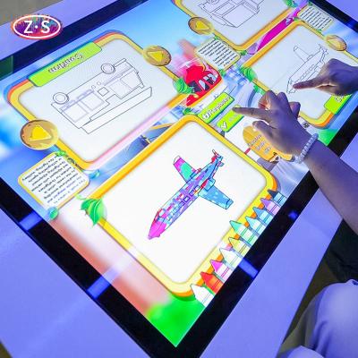 China Magic AR Painting 3D Interactive Games Multi Channel Fusion Touch Table for sale