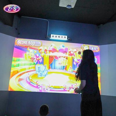 China DLP Display Interactive Wall Projection Games Auto Scoring For Multiple Players for sale