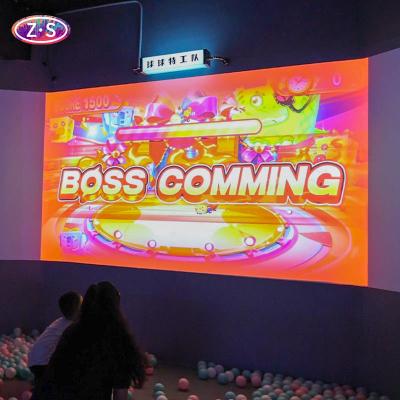 China Multiplayer Wall Projection Interactive Smash Ball Game For All Ages for sale