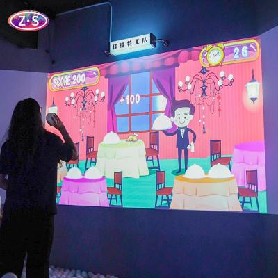China Remote Control Operation Interactive Wall Games Laser Source For Promotion Events for sale