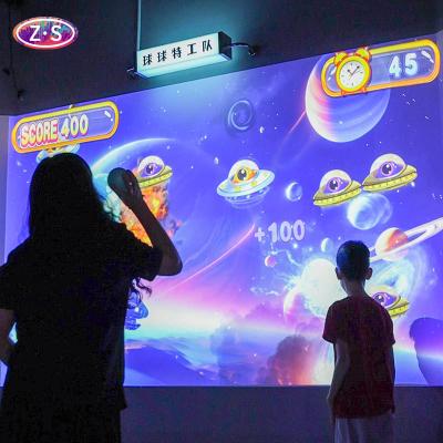 China 1024x768 Interactive Throw Wall Ball Projection Game System Durable Laser for sale