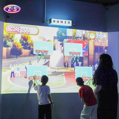 China Vibrant Interactive Wall Projection With Double Interactive Effects Leisure Activities for sale