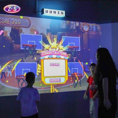 China Multi Ball Interactive Wall Projection Game System Featuring Laser 3D Short-throw for sale