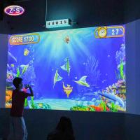 China Multi Ball Interactive Wall Projection Game System 3800 Lumen Laser 3D Short Throw for sale