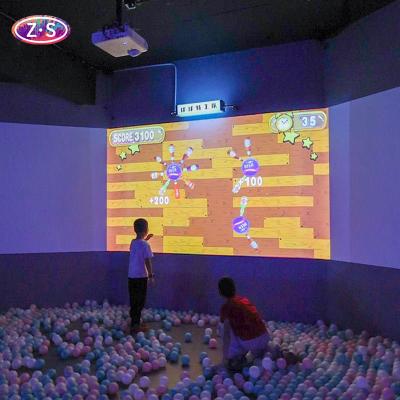 China Remote Control Operation Interactive Wall Games Laser Source For Promotion Events for sale