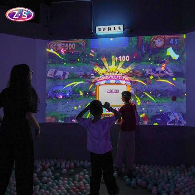 China High-Lumen 3D Interactive Projection Fun Interactive Wall With Game Variations for sale