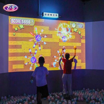 China Vibrant 3D Interactive Ball-Throwing Wall Game With Different Difficulty Levels for sale