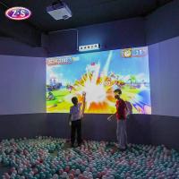 China 3D Interactive Wall Projection Game System 30+ Themes 3800 Lumen Laser Projector for Hotels for sale