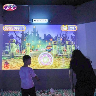 China Vibrant 3D Interactive Ball-Throwing Wall Game With Different Difficulty Levels for sale