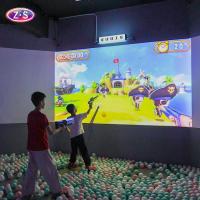 China Interactive Wall Projection Game System 3800 Lumen Laser 30 Games for sale