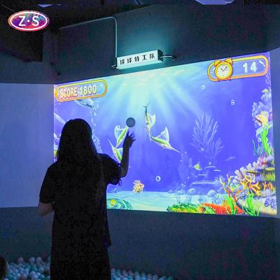 China 3800 Lumens Brightness  Projection Interactive Wall Game For Thrilling Moments for sale