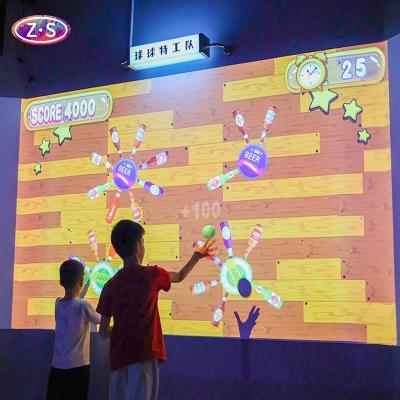 China 3800 Lumens Brightness  Projection Interactive Wall Game For Thrilling Moments for sale