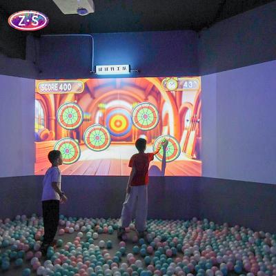 China 3800 Lumens Brightness  Projection Interactive Wall Game For Thrilling Moments for sale