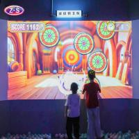 China Interactive Ball Throwing Wall Game 3800 Lumen Laser Projection 30 Plus Games for sale