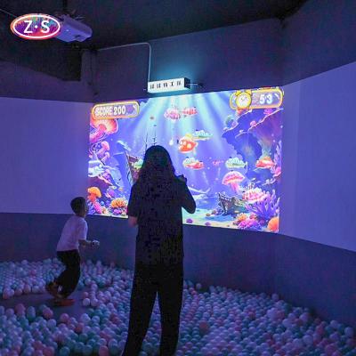 China 3D Visual Interactive Wall Projection With Diverse Game Themes  For  Hotels for sale