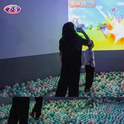 China 3D Visuals Interactive Ball-Throwing Projection Game Smash Wall Game Challenge for sale