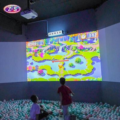 China Magic Interactive Wall Projection Games Dynamic Immersive Ball-throwing Display for sale