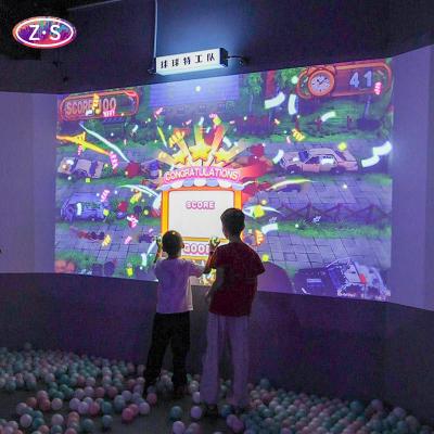 China High-Definition Interactive Projection Adventure Score Tracking Wall Ball Game for sale