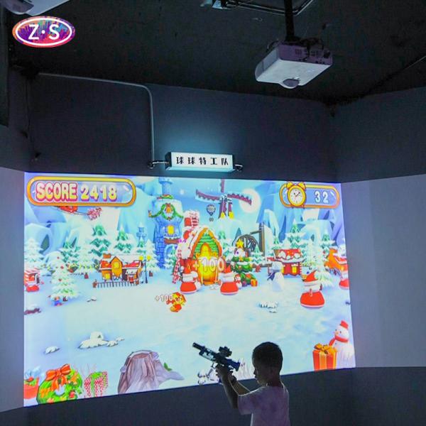 Quality Interactive Smash Wall Game 3m*2.5m 30 Themes 3800 Lumen For Pre Schools for sale
