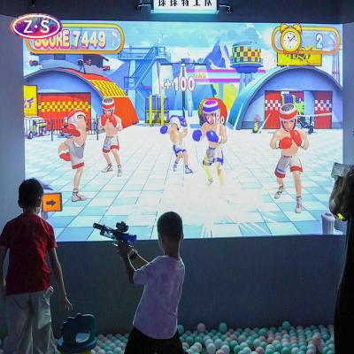 China High-Lumen Interactive Wall Projection System Dynamic Smash Ball Game Adventure for sale