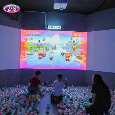 China High-Lumen Interactive Wall Projection System Dynamic Smash Ball Game Adventure for sale