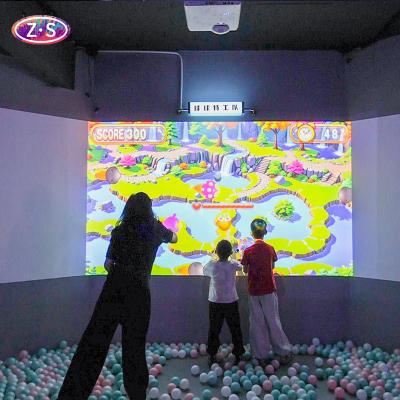 China High-Lumen Interactive Wall Projection System Dynamic Smash Ball Game Adventure for sale
