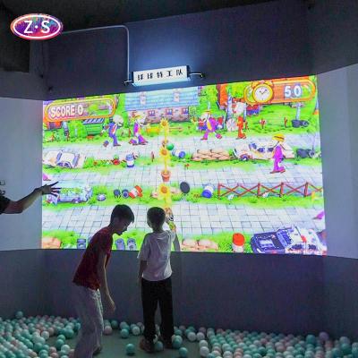 China Kids' Play Zones Interactive Ball-Throwing Wall Delight Immersive Projection Game for sale
