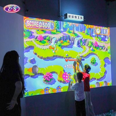 China Wall Projection Multiplayer High-Lumen Interactive Wall Games For Crowd Engagement for sale