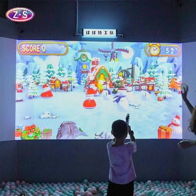 China High-Lumen 3D Interactive Projection Fun Interactive Wall With Game Variations for sale