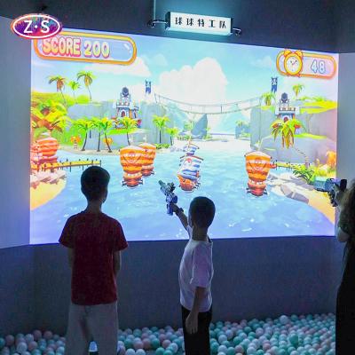 China Multi Game Interactive Wall Projection Short Throw Projector High Traffic for sale