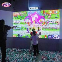China DLP Interactive Wall Projection Game System 3800 Lumen Laser Short Throw for City Parks for sale