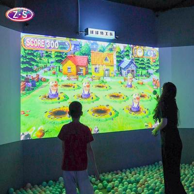 China 3D Interactive Wall Projection Game Laser Projector Games On Wall for sale