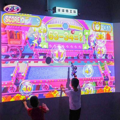 China Amusement Parks Multi Ball Interactive Wall Projection Game With 3D Visuals for sale