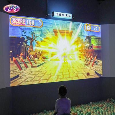 China Immersive HD 1024*768 Interactive Wall Projection Game For Kids' Playgrounds for sale