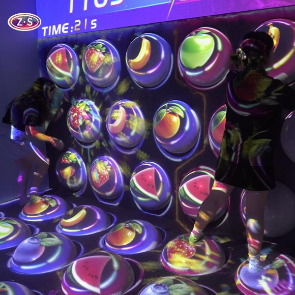 Quality Family Centers Interactive Projection Ball PK Games Team Challenge Mode for sale