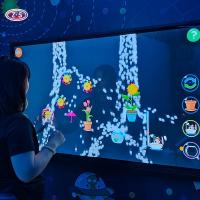 China 24 Game Multitouch Interactive Education Screen 65 Inch Hands On Learning Development for sale