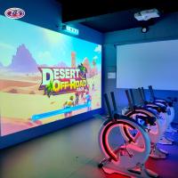 China AR Bicycle Simulator System 1-4 Player Multiplayer Cycling Entertainment with Dynamic Resistance for sale