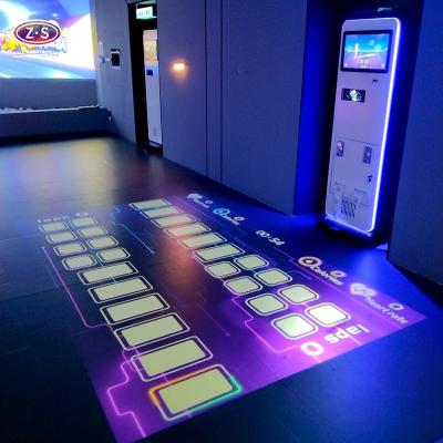 China High Traffic Interactive Floor Compact Motion Sensing Floor Games Solution Machine for sale