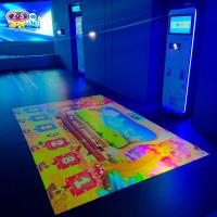 China All in One Interactive Motion Sensing Floor Games System 12 sqm for sale