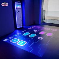 China Interactive Floor Motion Sensing Game Machine 12sqm Compact Coin Operated for sale