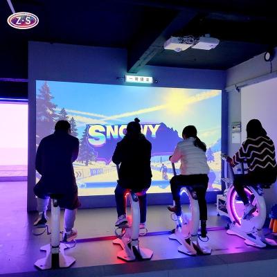 China Smart Interactive Cycling System Indoor AR Bike Race Competitive Gameplay for sale