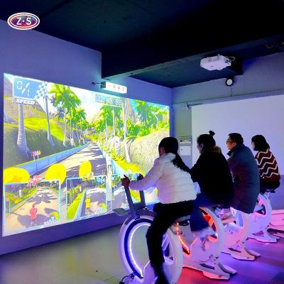 China Digital Fitness Experience Interactive Bike Simulator For Community Sports Centers for sale