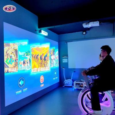 China Indoor Attraction Solution AR Bike Race Simulated Real-World For Public Venues for sale