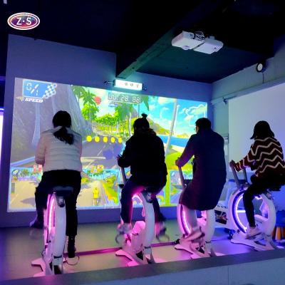 China Indoor Cycling Attraction Interactive Bike Simulator For Fitness Studios And Gyms for sale