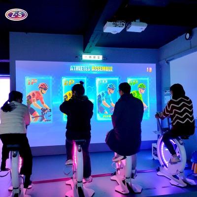 China Immersive Smart Indoor Cycling Equipment Solution Indoor AR Bike Race System for sale