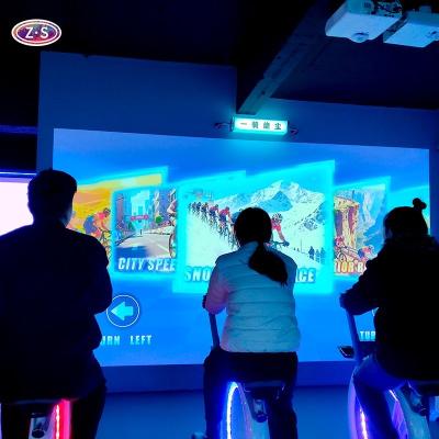 China Innovative Multiplayer Training System Indoor AR Bike Race For Fitness Studio for sale